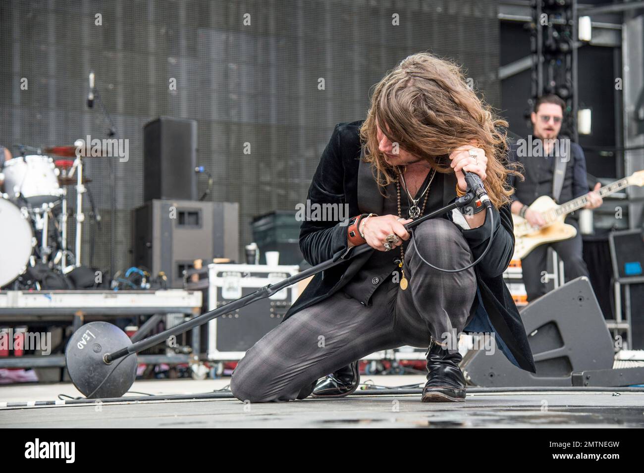Jay Buchanan of Rival Sons performs at Rock On The Range Music Festival ...