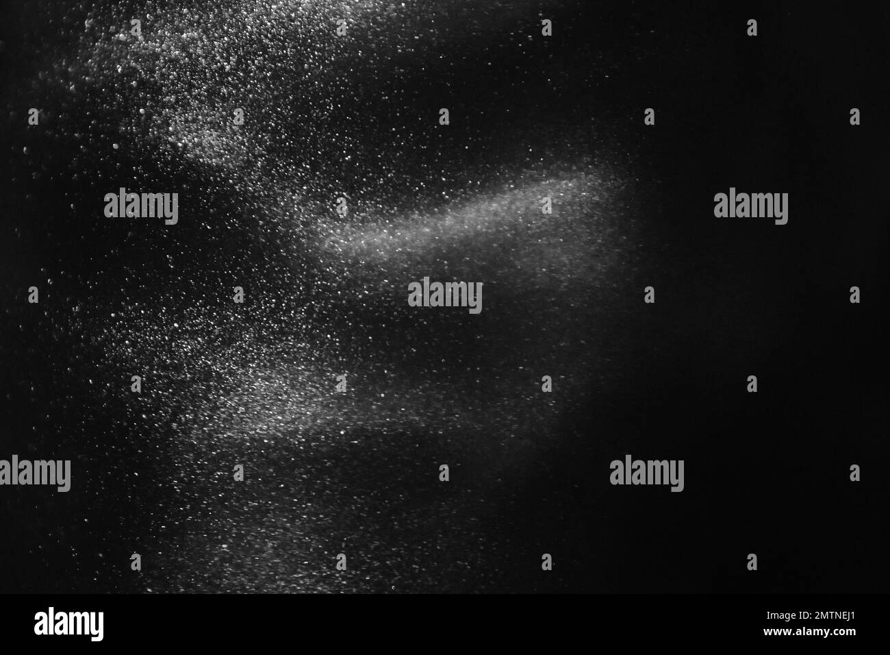 abstract black background with sequined smoke with waves and fluid overflow Stock Photo - Alamy