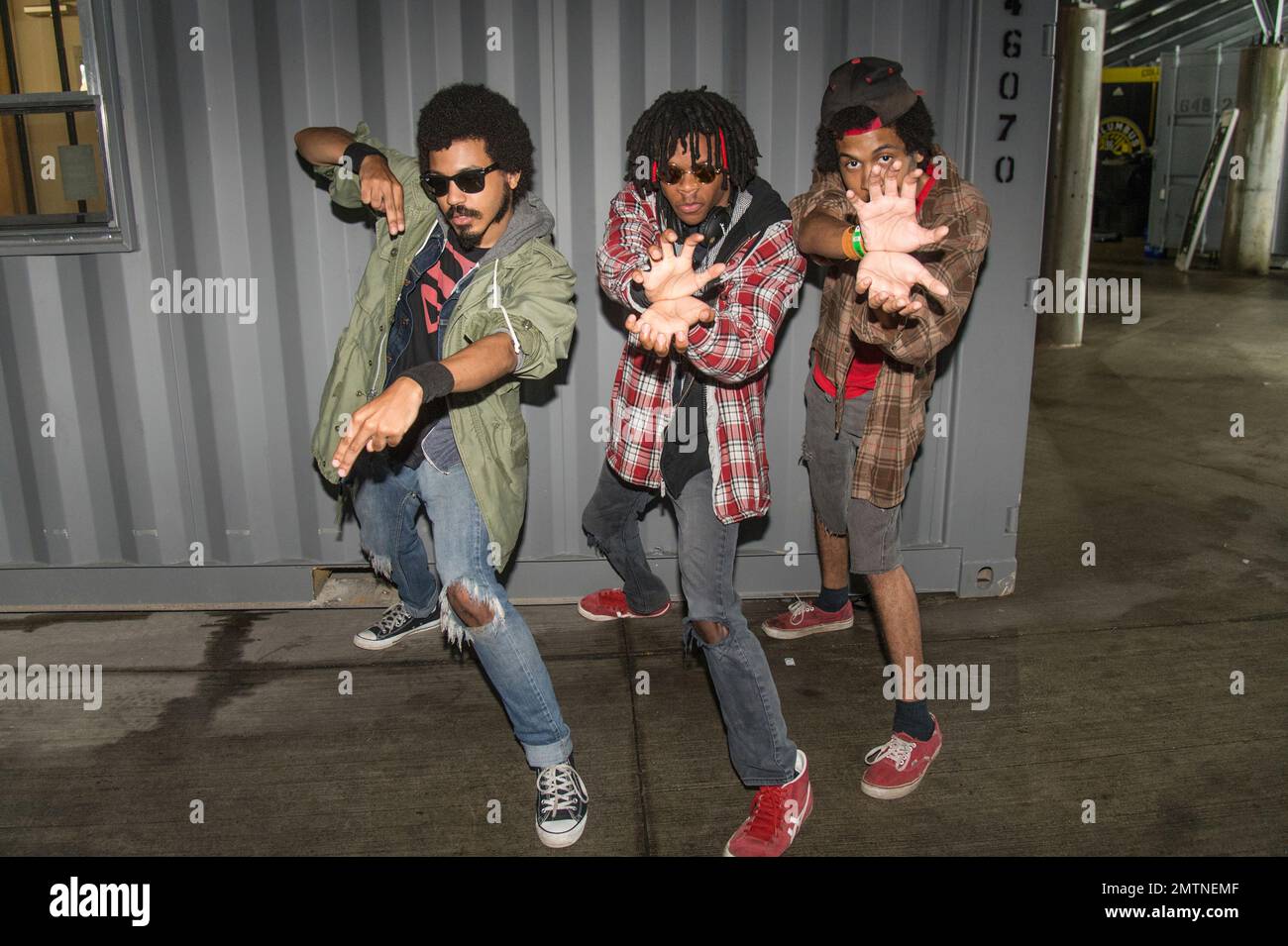 Isaiah Radke, from left, Dee Radke and Solomon Radke of Radkey pose at ...