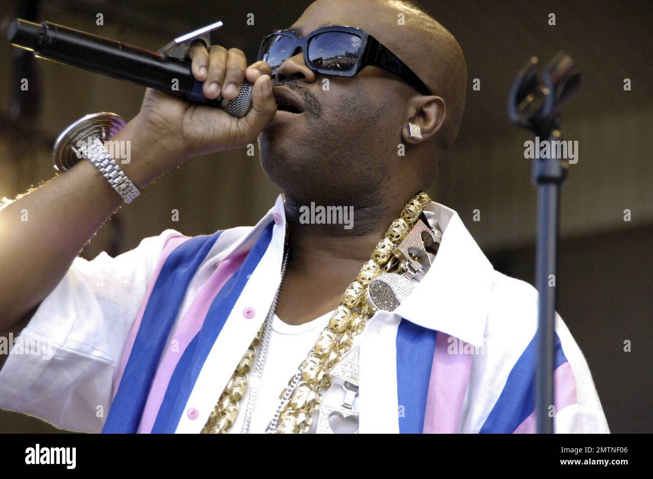 Slick Rick performs live in concert at the 30th Anniversary of the ...