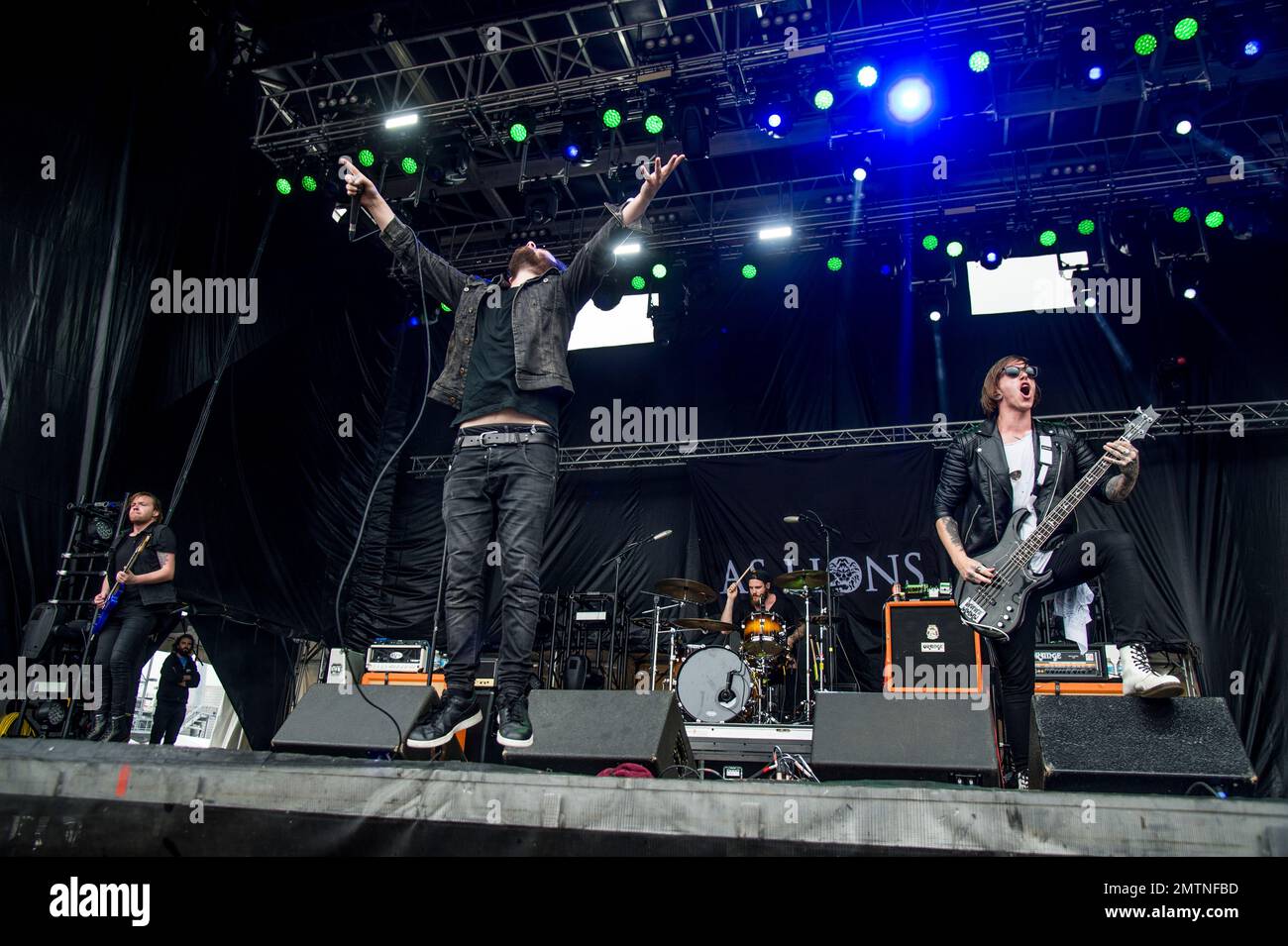 Conor O'Keefe, from left, Austin Dickinson, Dave Fee and Stefan Whiting ...