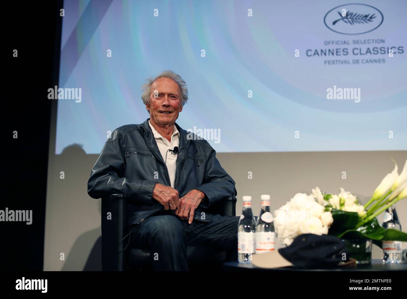 Director Clint Eastwood attends a masterclass at the 70th international ...