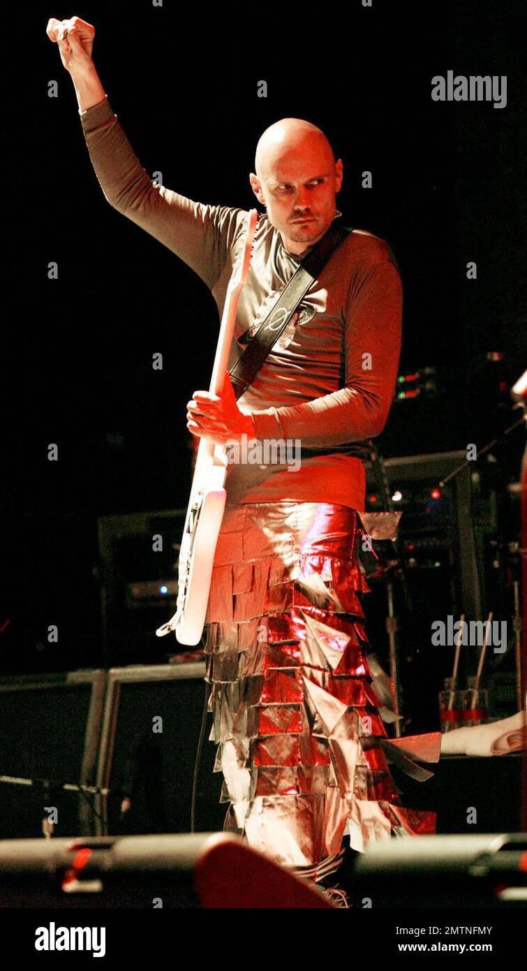 Singer Billy Corgan of The Smashing Pumpkins performs in concert at the ...