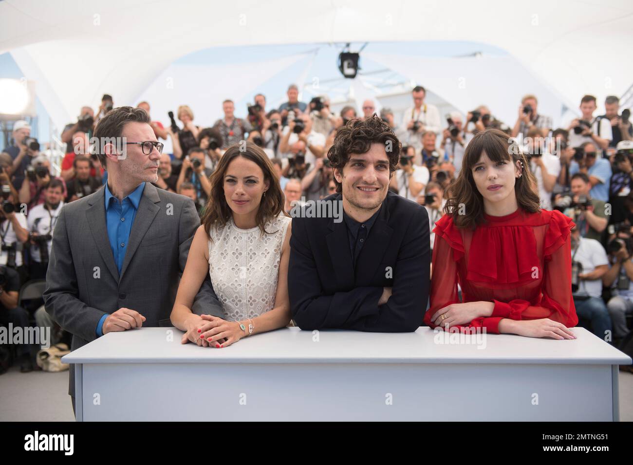 Director Michel Hazanavicius and actors Berenice Bejo, Louis Garrel and ...