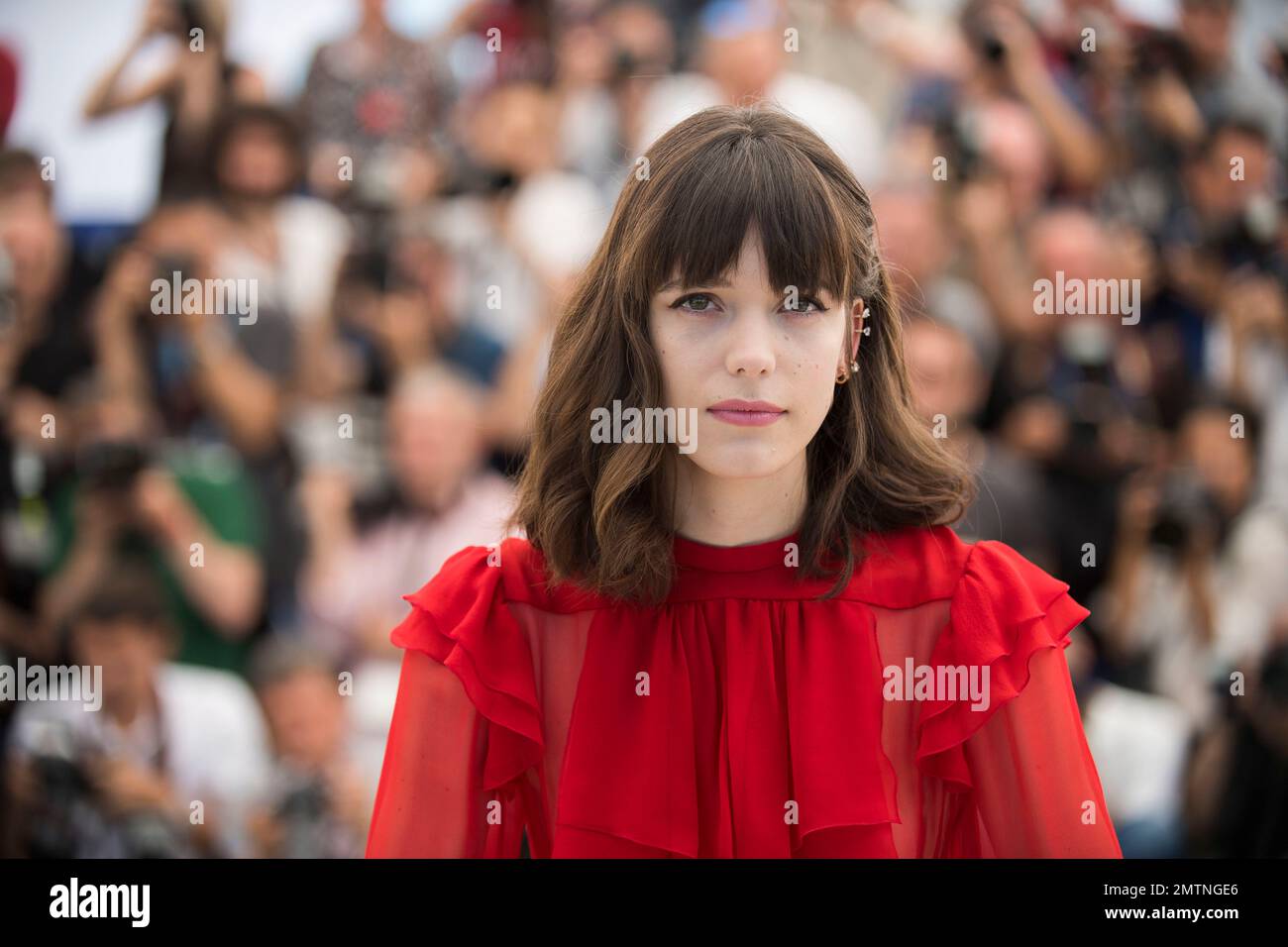 Stacy Martin poses for photographers during the photo call for the film ...