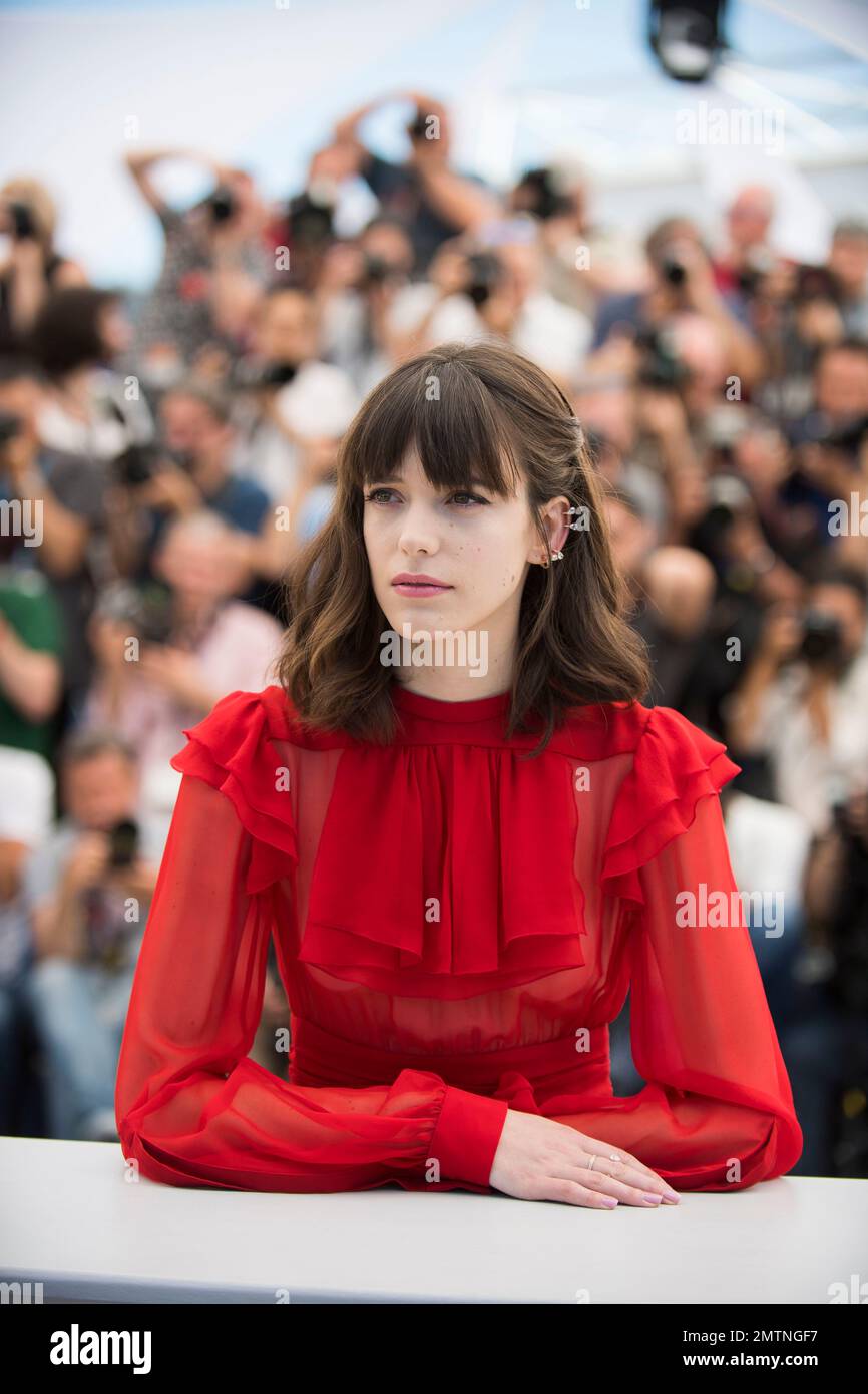 Stacy Martin poses for photographers during the photo call for the film ...