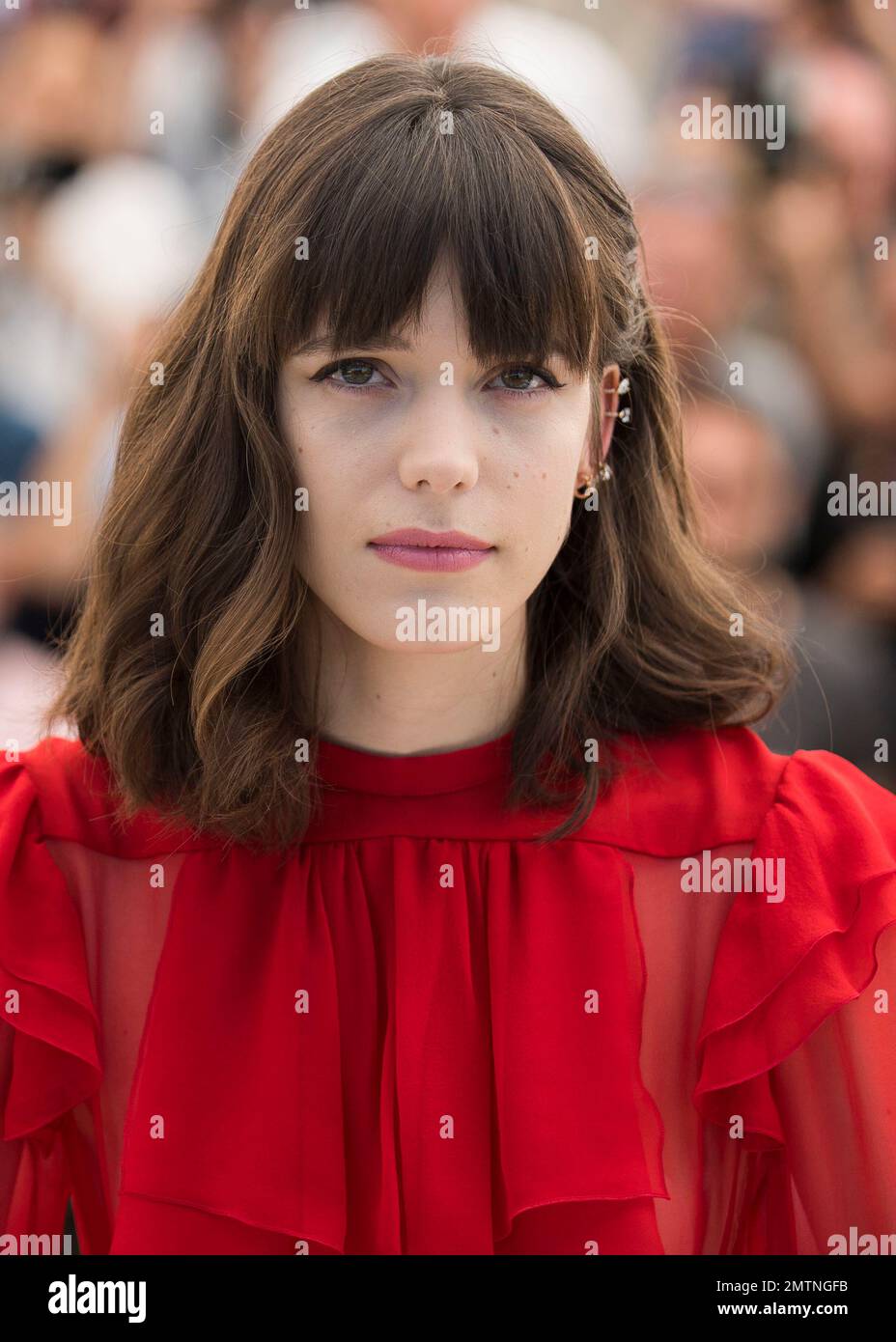 Stacy Martin poses for photographers during the photo call for the film ...