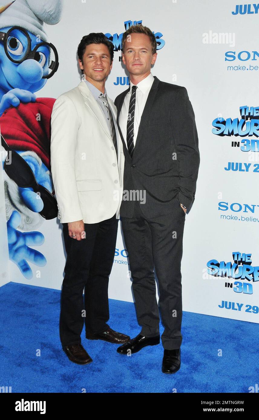 Neil Patrick Harris with his partner David Burtka at the Word Premiere ...