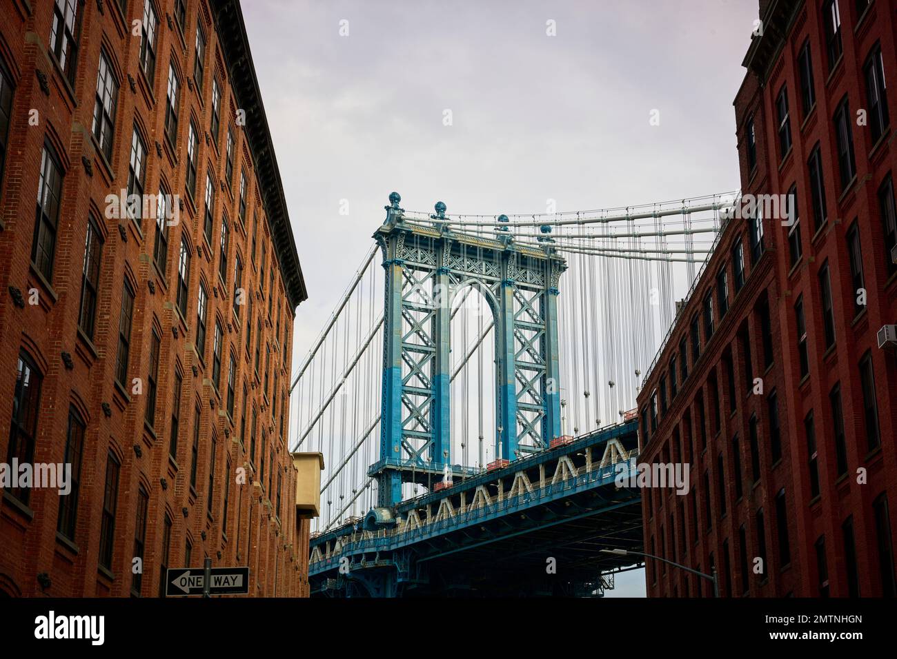 The Manhattan Bridge is a suspension bridge that crosses the East River ...