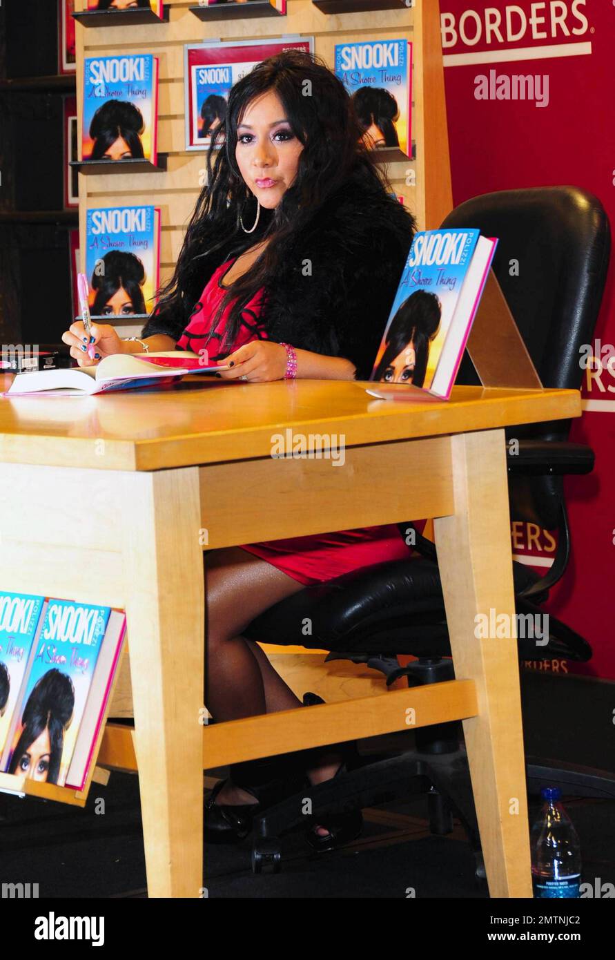 Nicole "Snooki" Polizzi signs copies of her new book "A Shore Thing" at ...