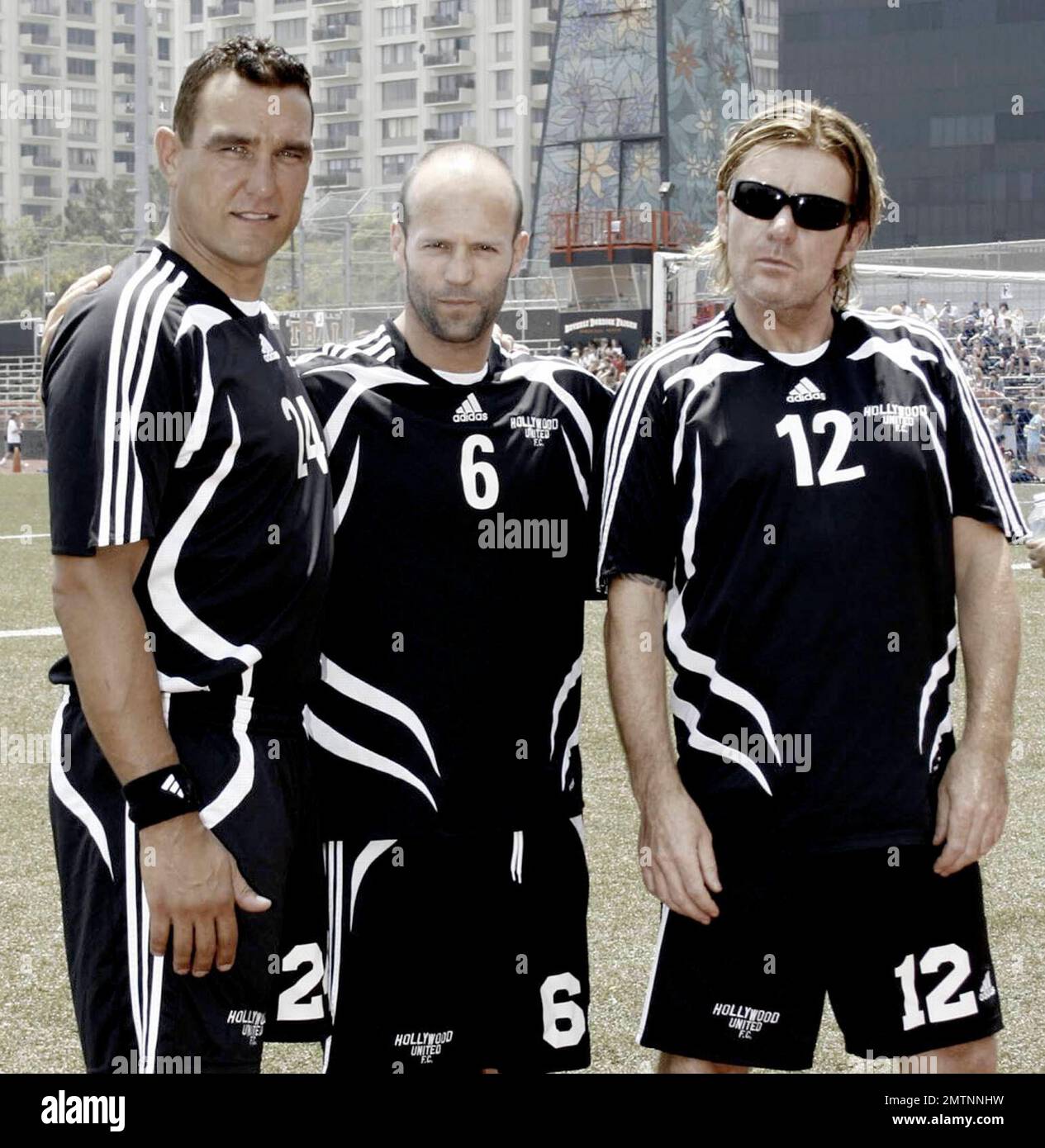 Vinnie Jones and Jason Statham attend Soccer For Survivors, a charity ...