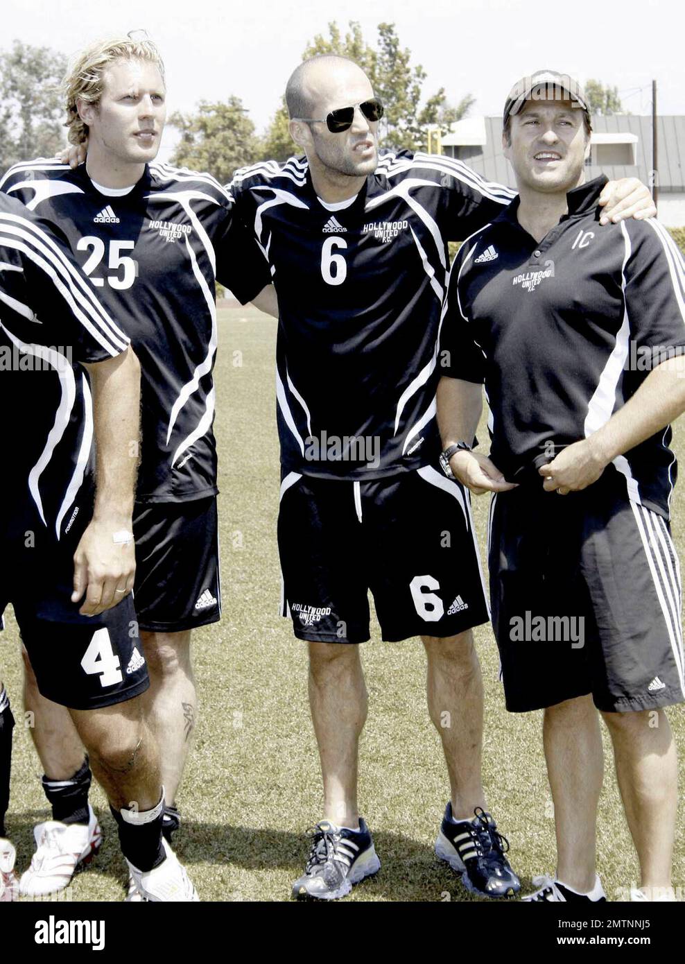 British actor Jason Statham attends Soccer For Survivors, a charity ...