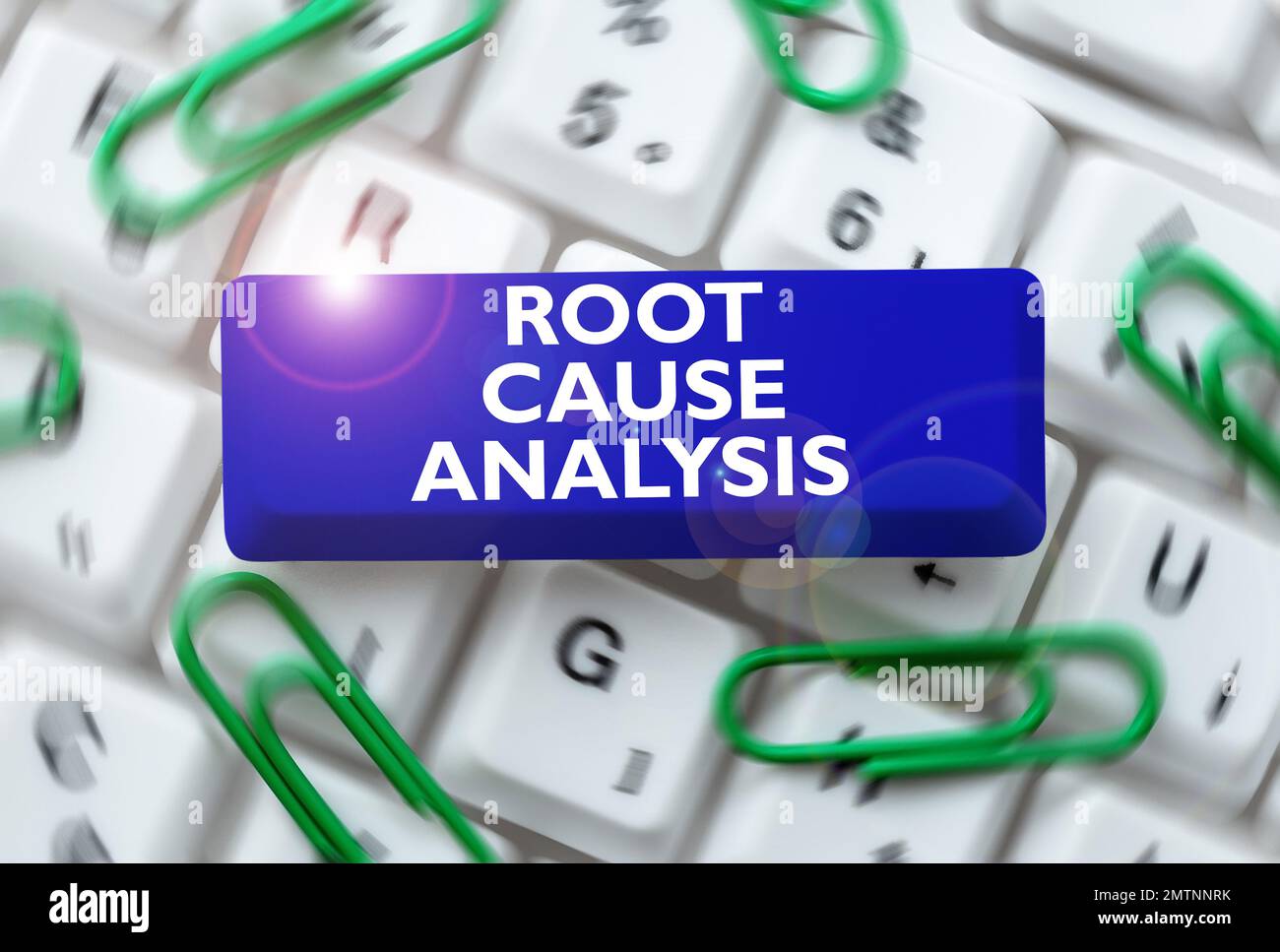 Handwriting text Root Cause Analysis. Business approach Method of Problem Solving Identify Fault ...