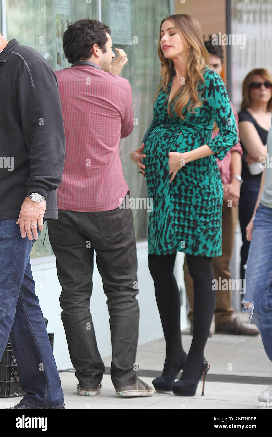 Sofia Vergara, Ed O'Neill and Jesse Tyler Ferguson were seen on set ...