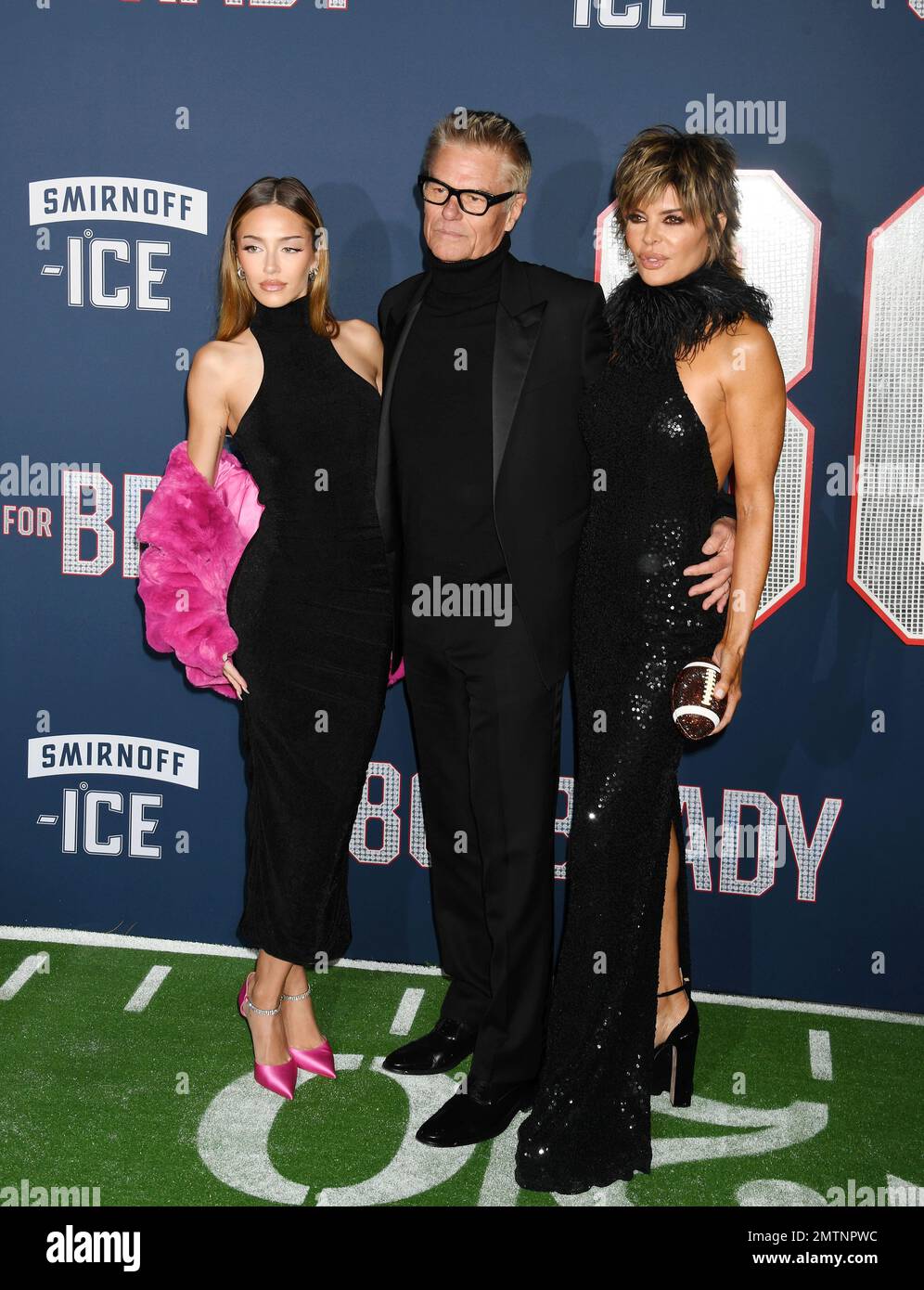 LOS ANGELES, CA - JANUARY 31: (L-R) Delilah Belle Hamlin, Harry Hamlin ...