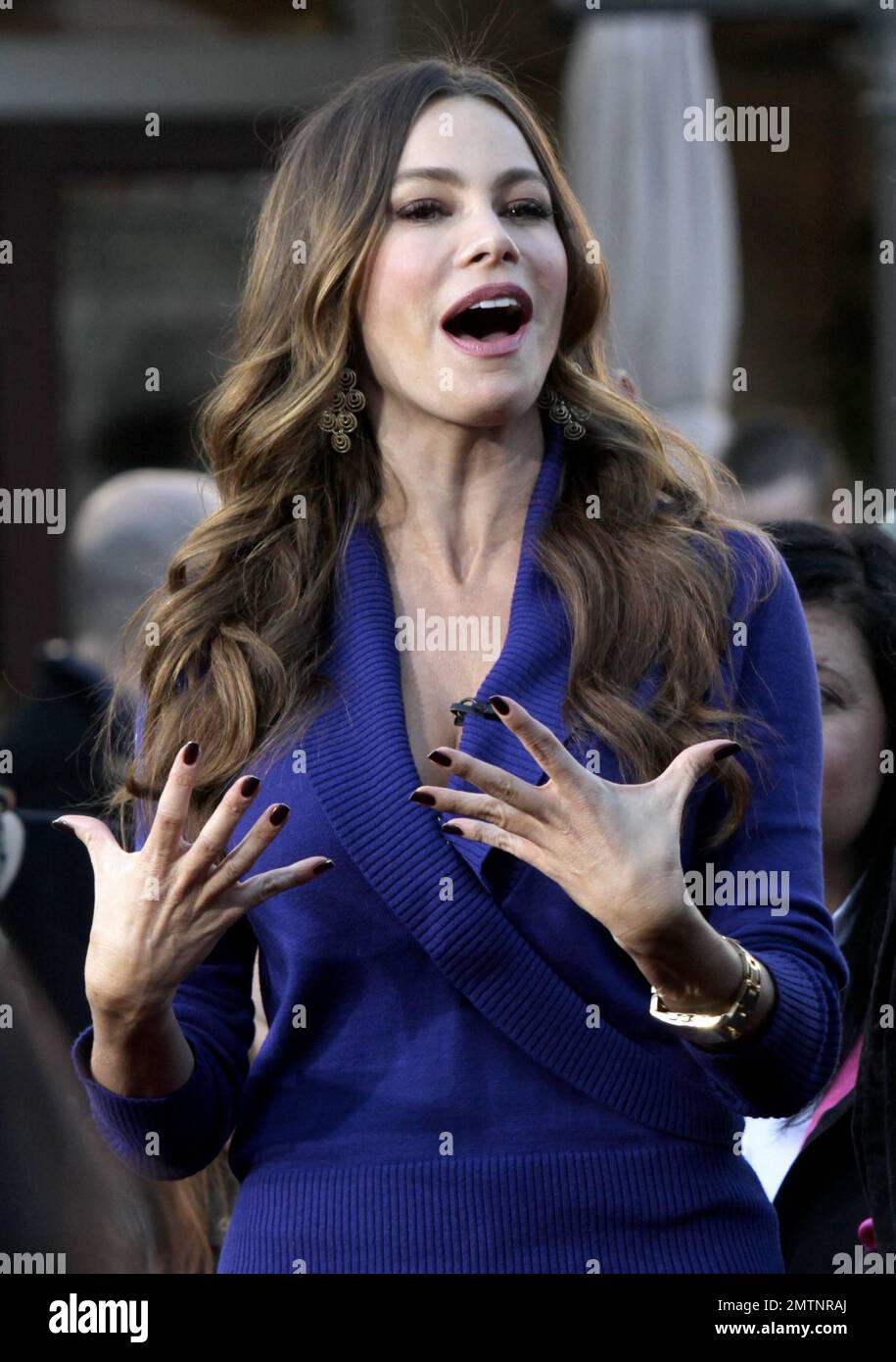 "Modern Family" star Sofia Vergara makes an appearance at The Grove ...
