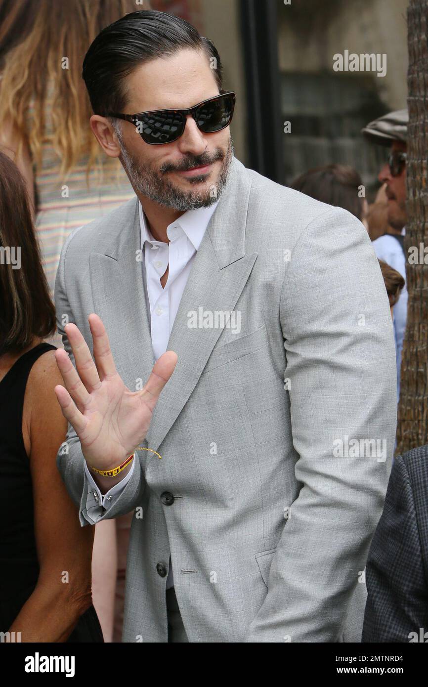 Joe Manganiello at the Sofia Vergara Star Ceremony on the Hollywood ...