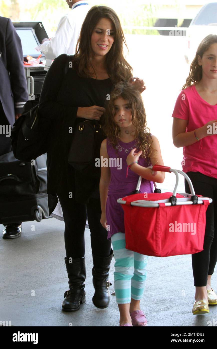 Soleil Moon Frye was spotted arriving at LAX airport with her adorable ...