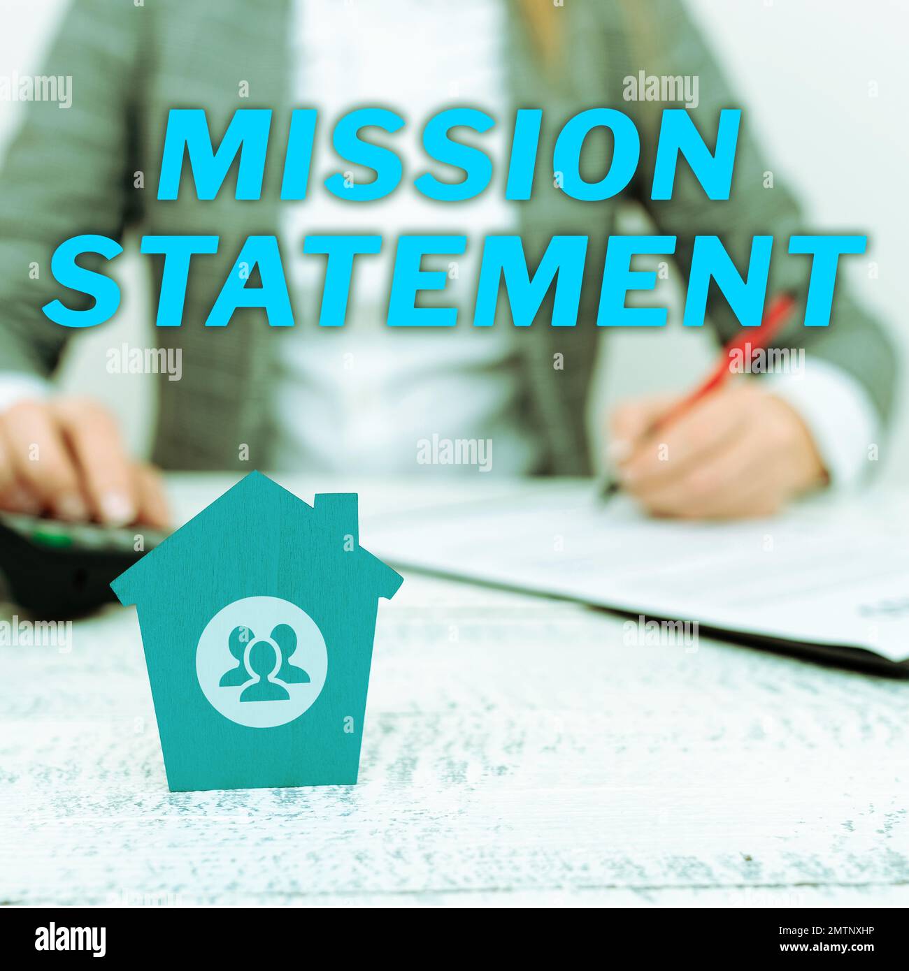 Text sign showing Mission Statement. Internet Concept Formal summary of ...