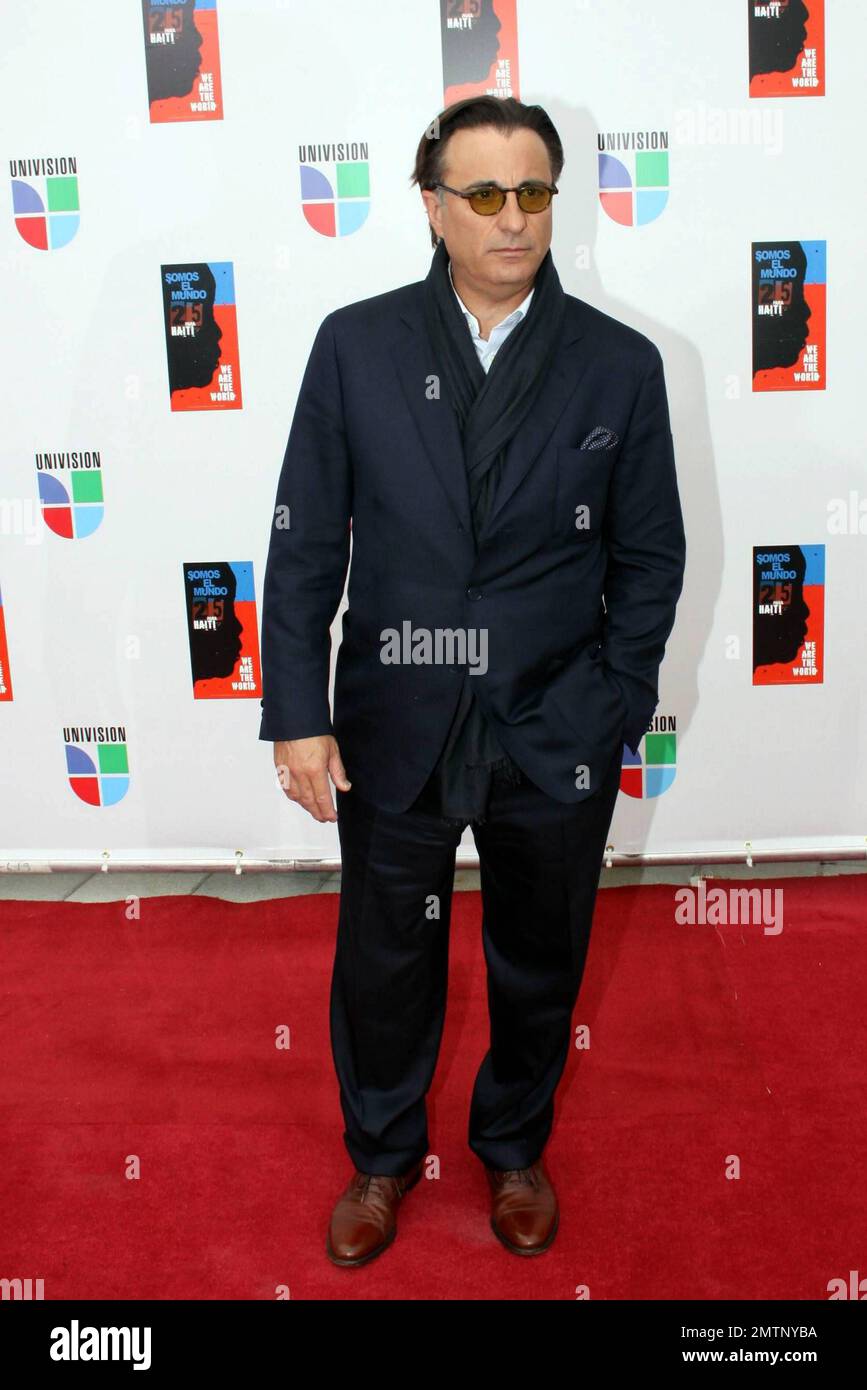 Andy Garcia at the epic recording of "Somos El Mundo," the Spanish ...