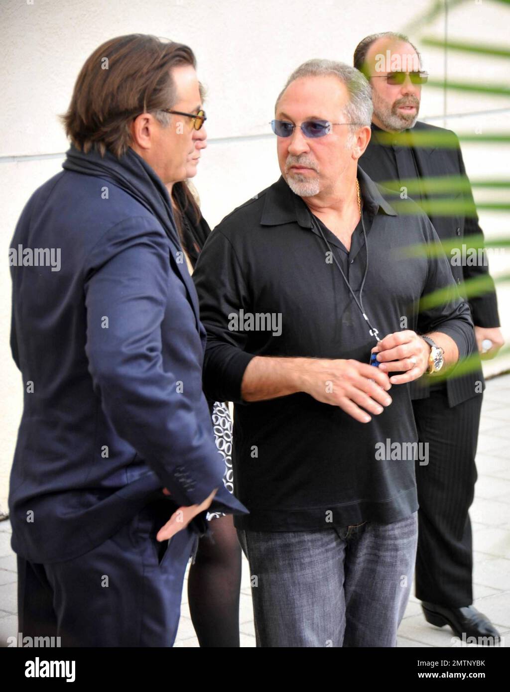 Andy Garcia and Emilio Estefan at the epic recording of "Somos El Mundo ...