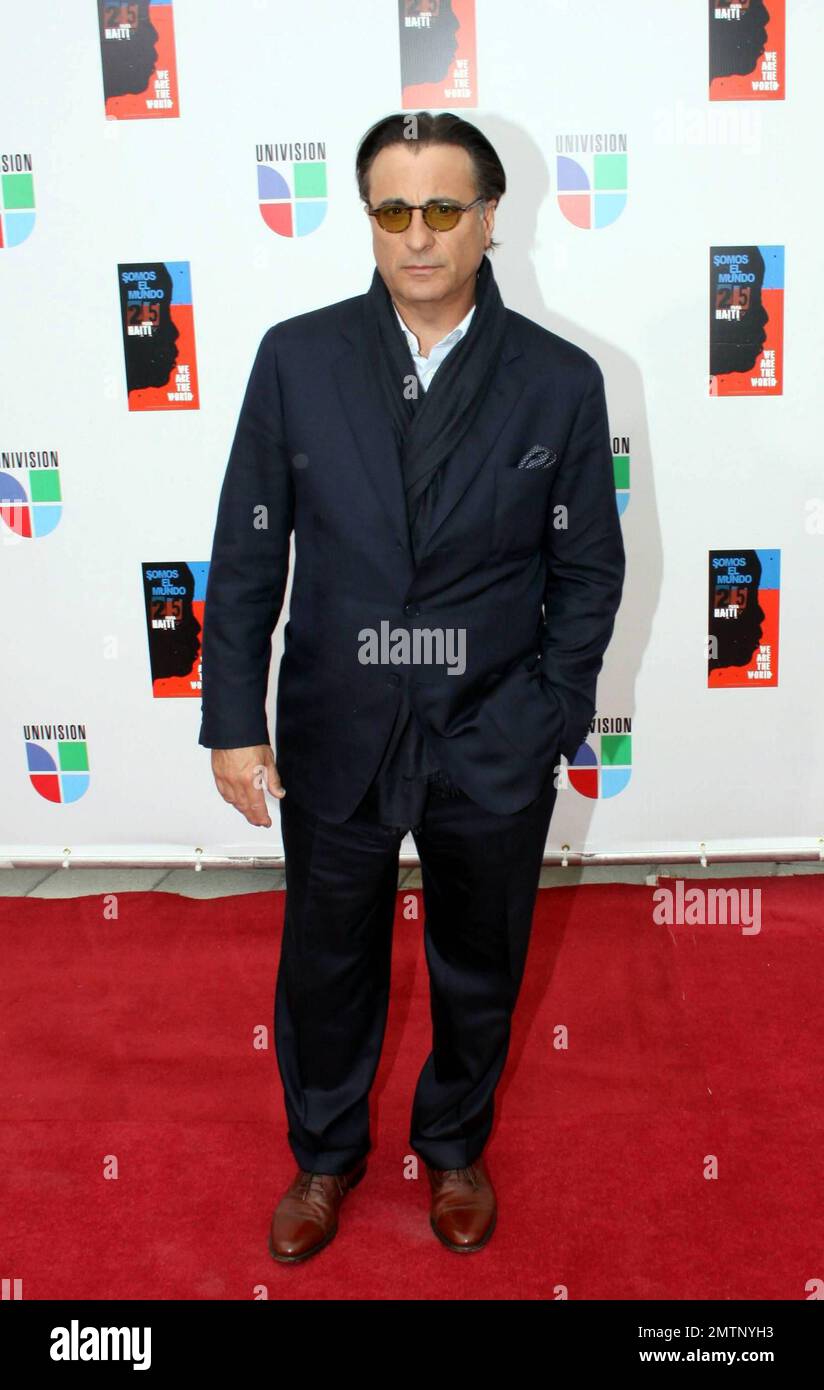 Andy Garcia at the epic recording of "Somos El Mundo," the Spanish ...