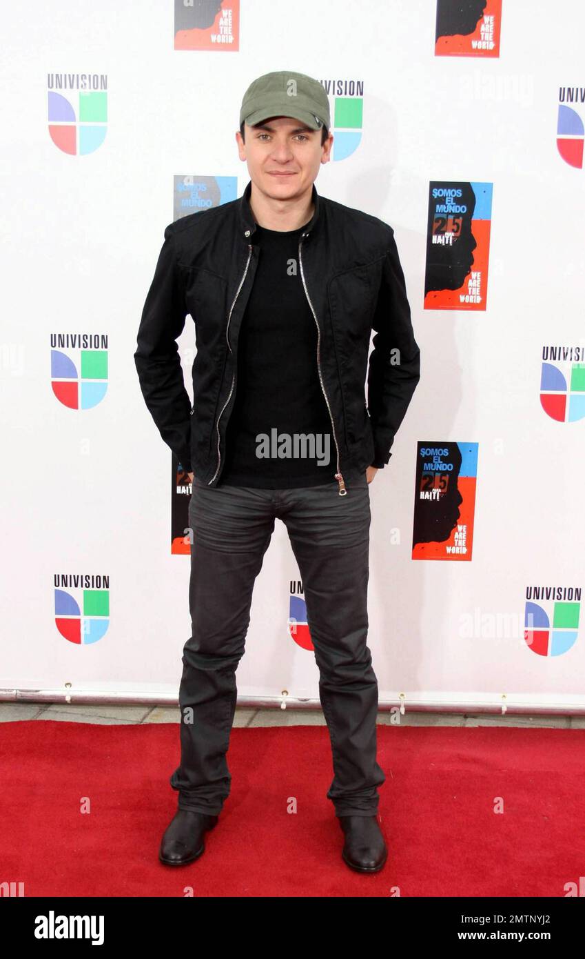 Fonseca at the epic recording of "Somos El Mundo," the Spanish-language ...