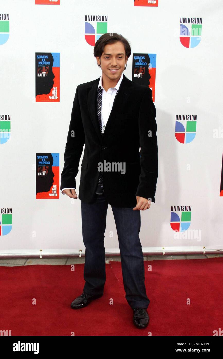 Pee Wee at the epic recording of "Somos El Mundo," the Spanish-language ...