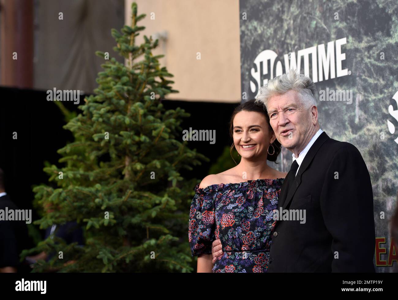 David Lynch, right, the co-creator, director and executive producer of ...