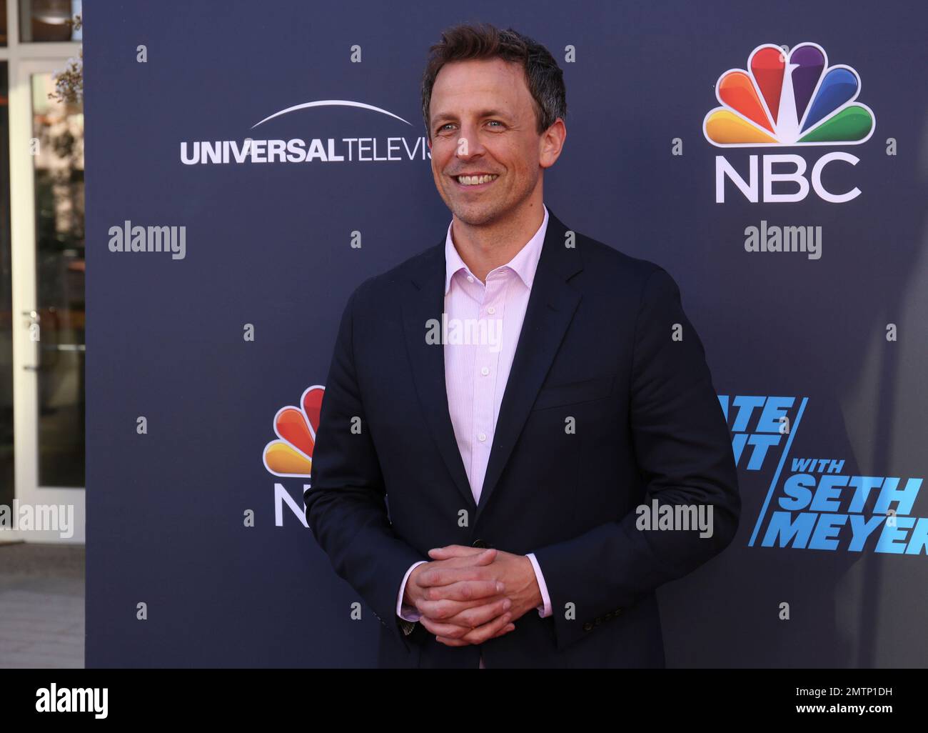 Seth Meyers arrives at the "Late Night with Seth Meyers" FYC event at ...