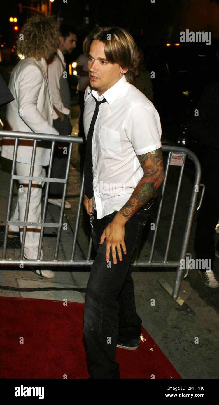 Sean Stewart, troubled son of rocker Rod Stewart, attends the Sons of ...