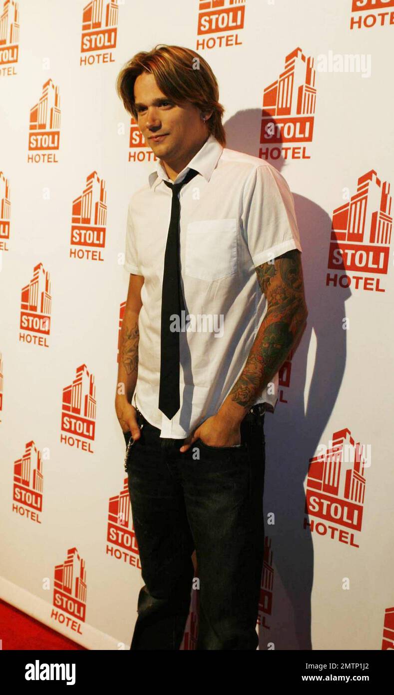 Sean Stewart, troubled son of rocker Rod Stewart, attends the Sons of ...