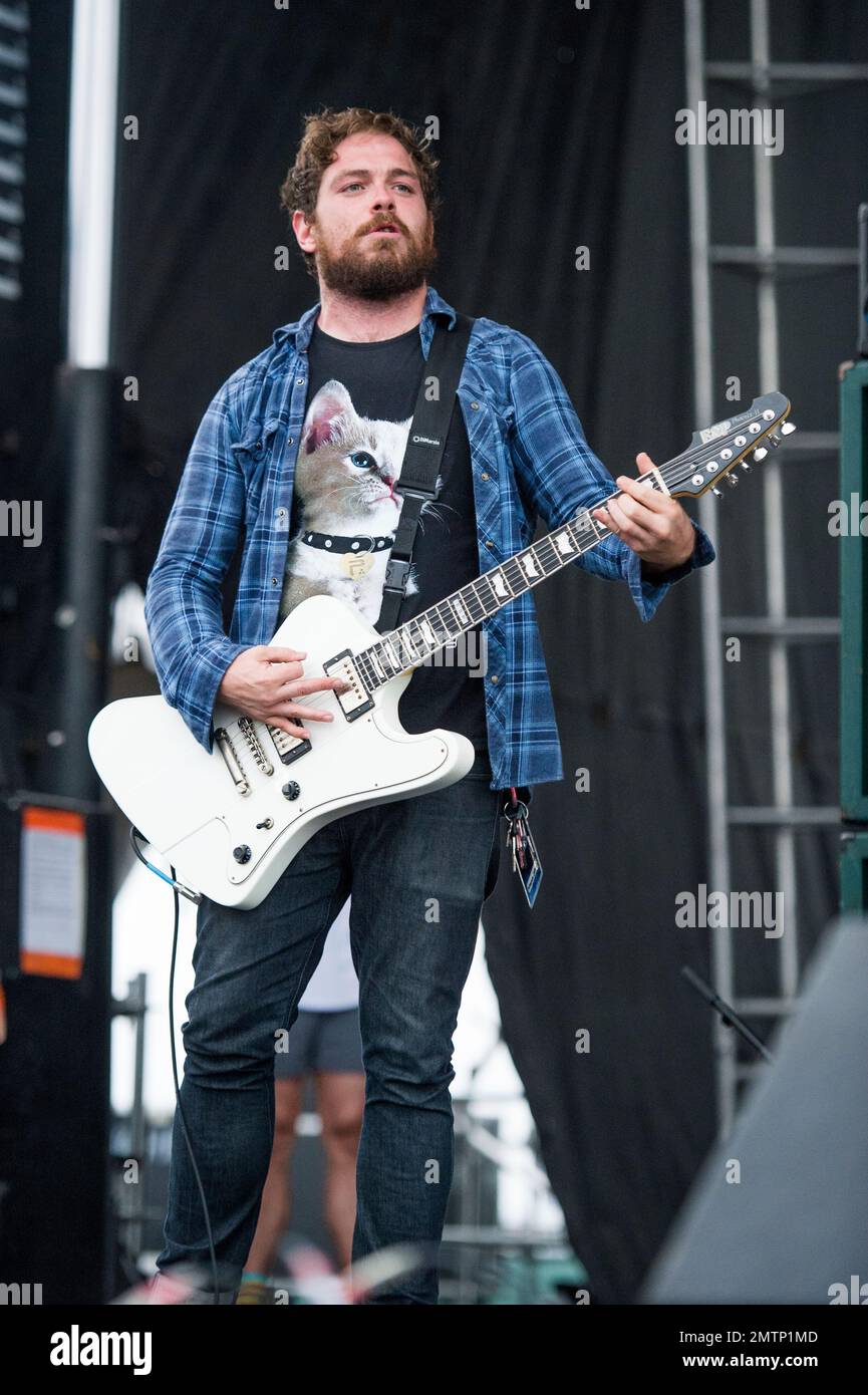 Jeff Hickey of Norma Jean performs at Rock On The Range Music Festival ...