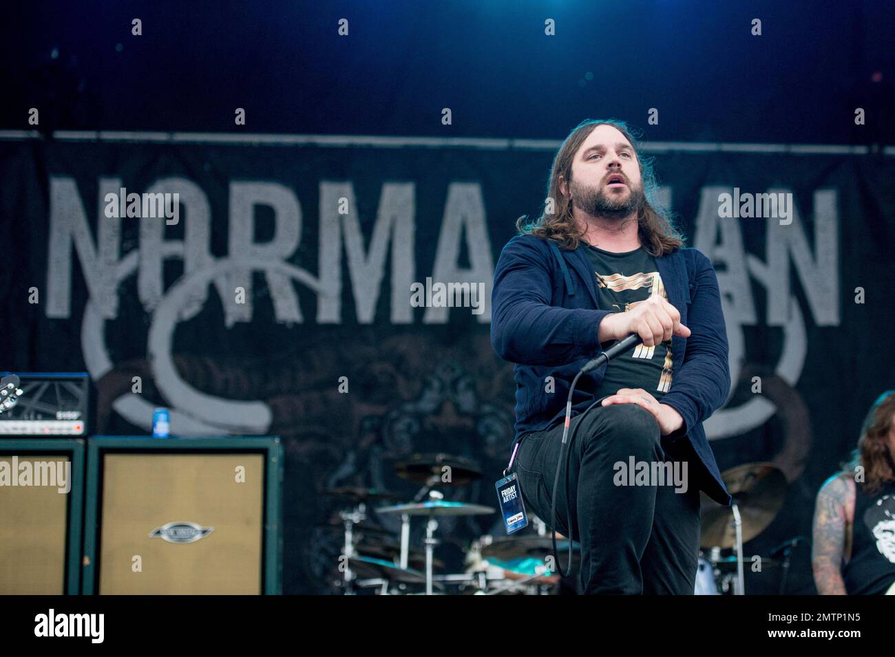 Cory Brandan of Norma Jean performs at Rock On The Range Music Festival ...