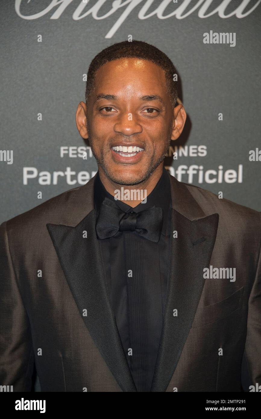 Will Smith poses for photographers upon arrival at the Chopard Space ...