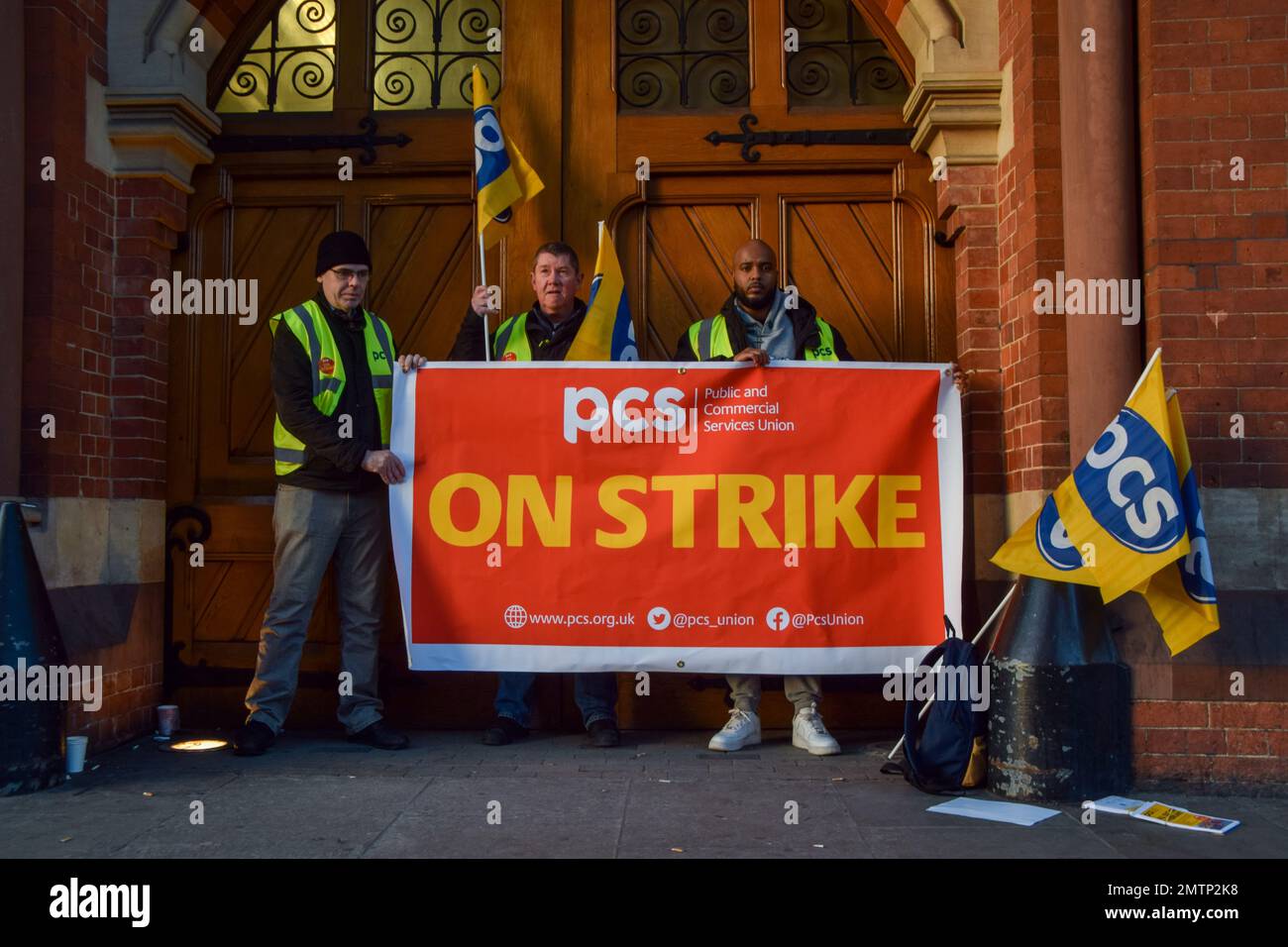 London, UK. 1st February 2023. PCS (Public and Commercial Services ...
