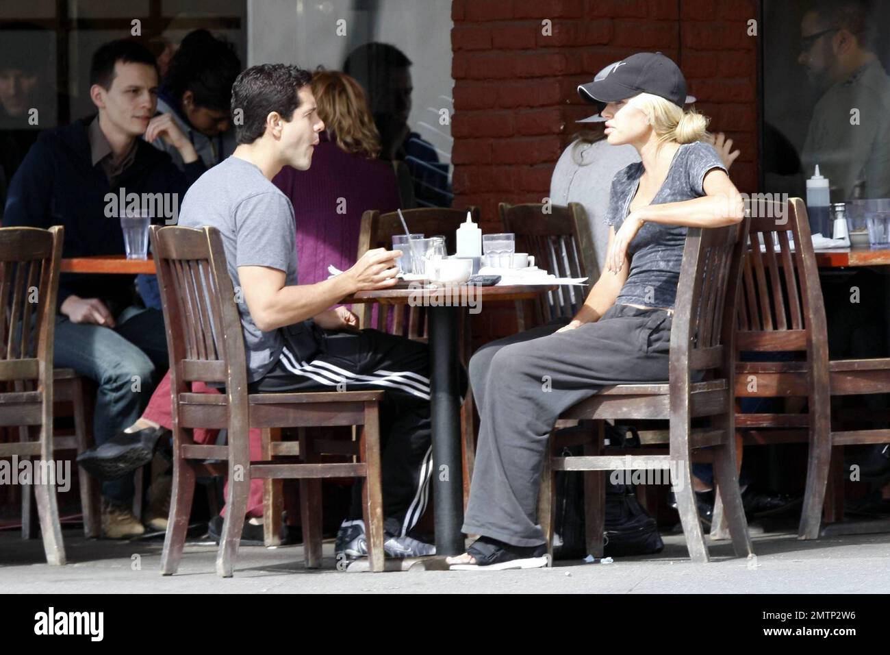 English/Australian actress and singer Sophie Monk enjoys a Sunday ...