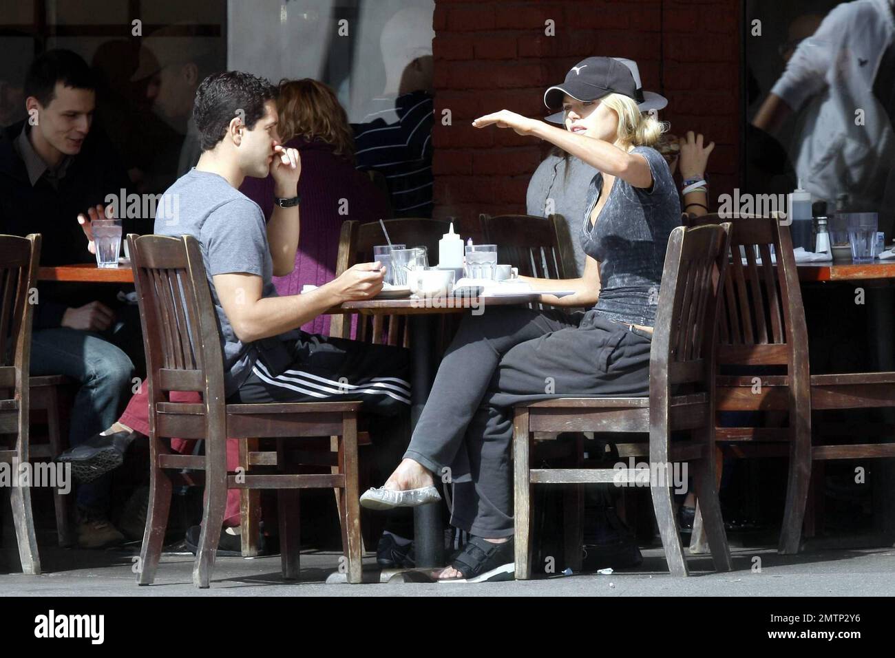 English/Australian actress and singer Sophie Monk enjoys a Sunday ...