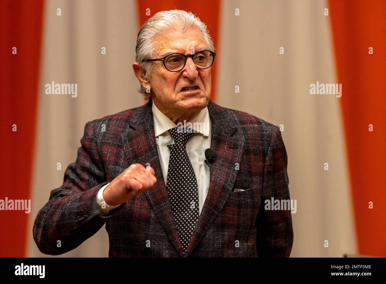 Actor Alexander Ansky plays Ernst Rüdin at a special event ...