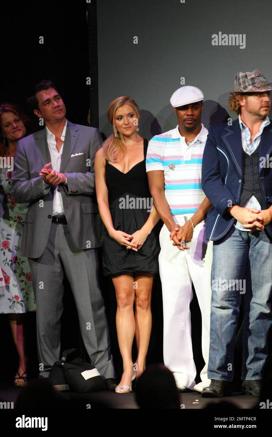 Cast members at the premiere of the new series "Sordid Lives" at New ...