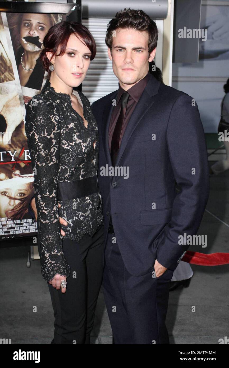 Rumer Willis and Micah Alberti attend the LA premiere of "Sorority Row ...