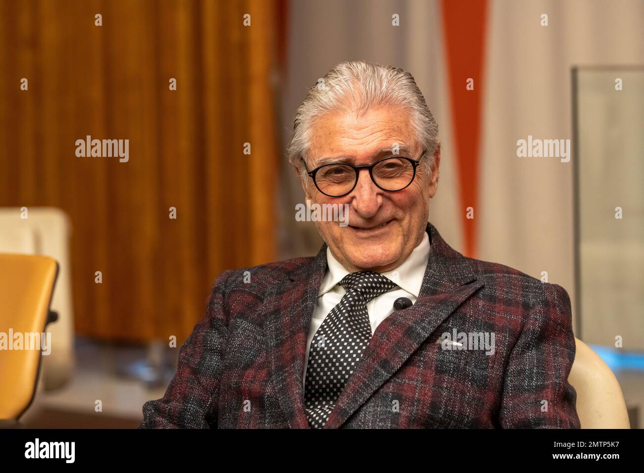 Actor Alexander Ansky attends a special event 'International Mock Trial on Human Rights' on the ...