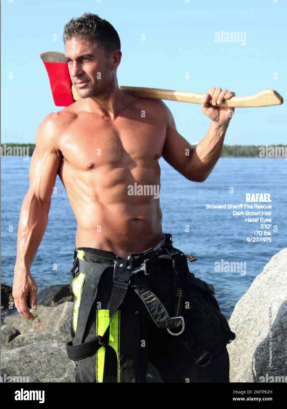 These are the scorching images of 2015's new South Florida Firefighers ...