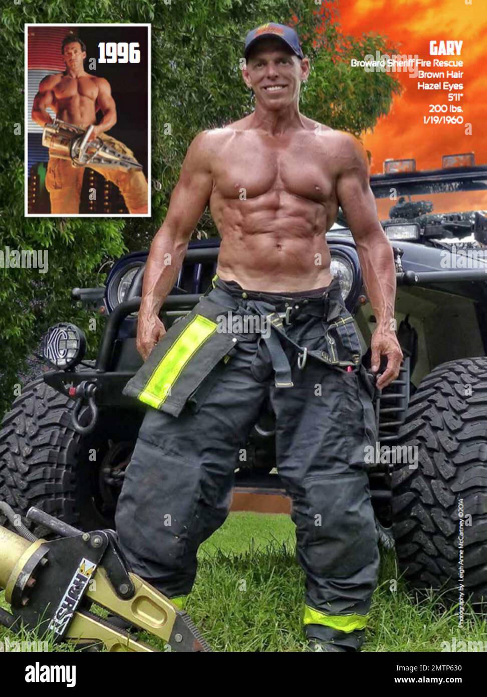 These are the scorching images of 2015's new South Florida Firefighers ...