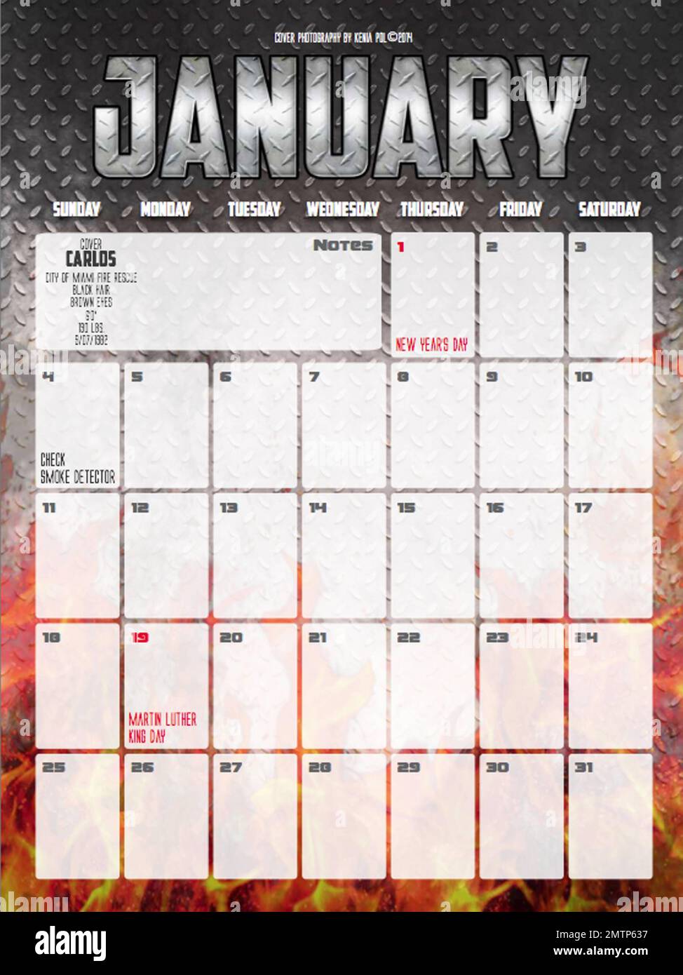 These are the scorching images of 2015's new South Florida Firefighers ...