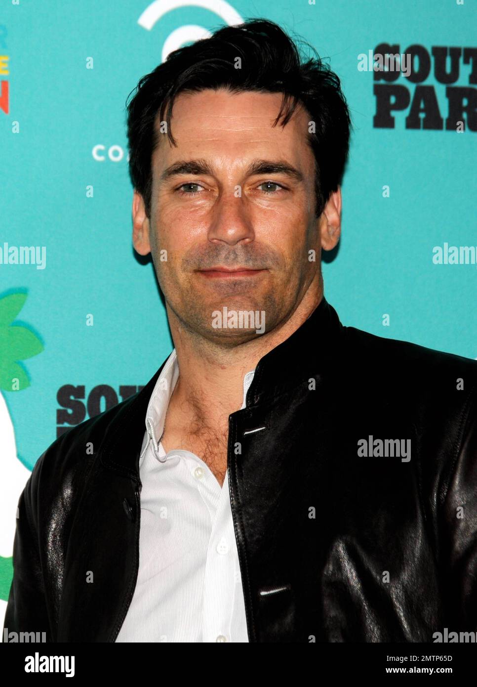 Actor Jon Hamm arriving at "South Park's" 15th Anniversary Party in ...