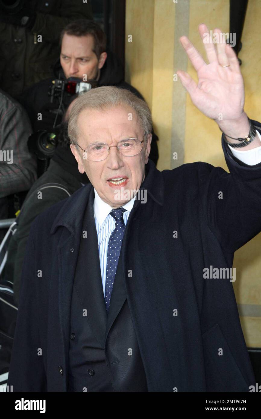 Sir David Frost attends the South Bank Show Awards at the Dorchester ...