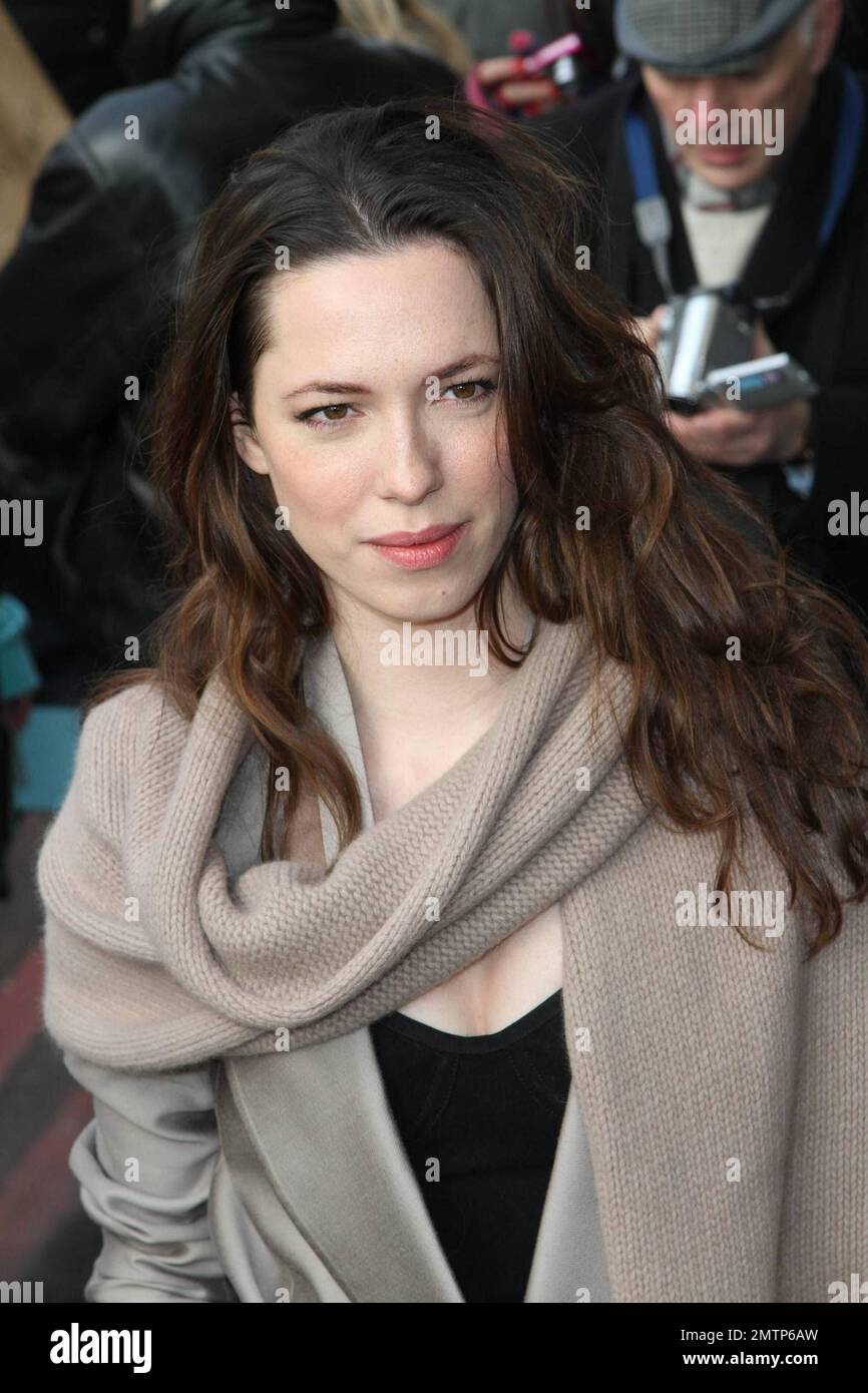 Rebecca Hall attends the South Bank Show Awards at the Dorchester Hotel ...