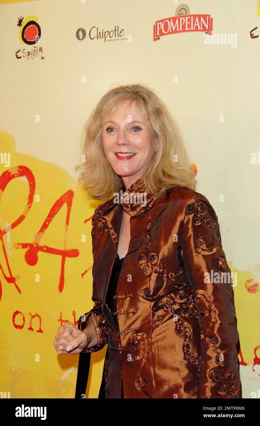 Blythe Danner at the launch party for the NEW Television Series, ñSpain ...