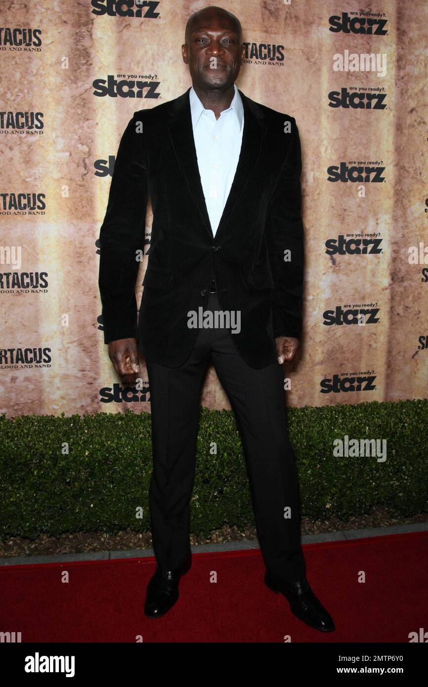 Peter Mensah arrives to the premiere of upcoming Starz series ...